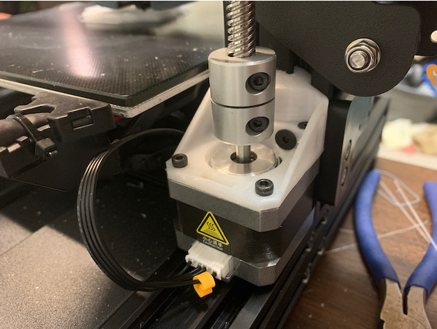 Z Axis Motor Mount for Voxelab Aquila by MDHR | Download free STL model ...
