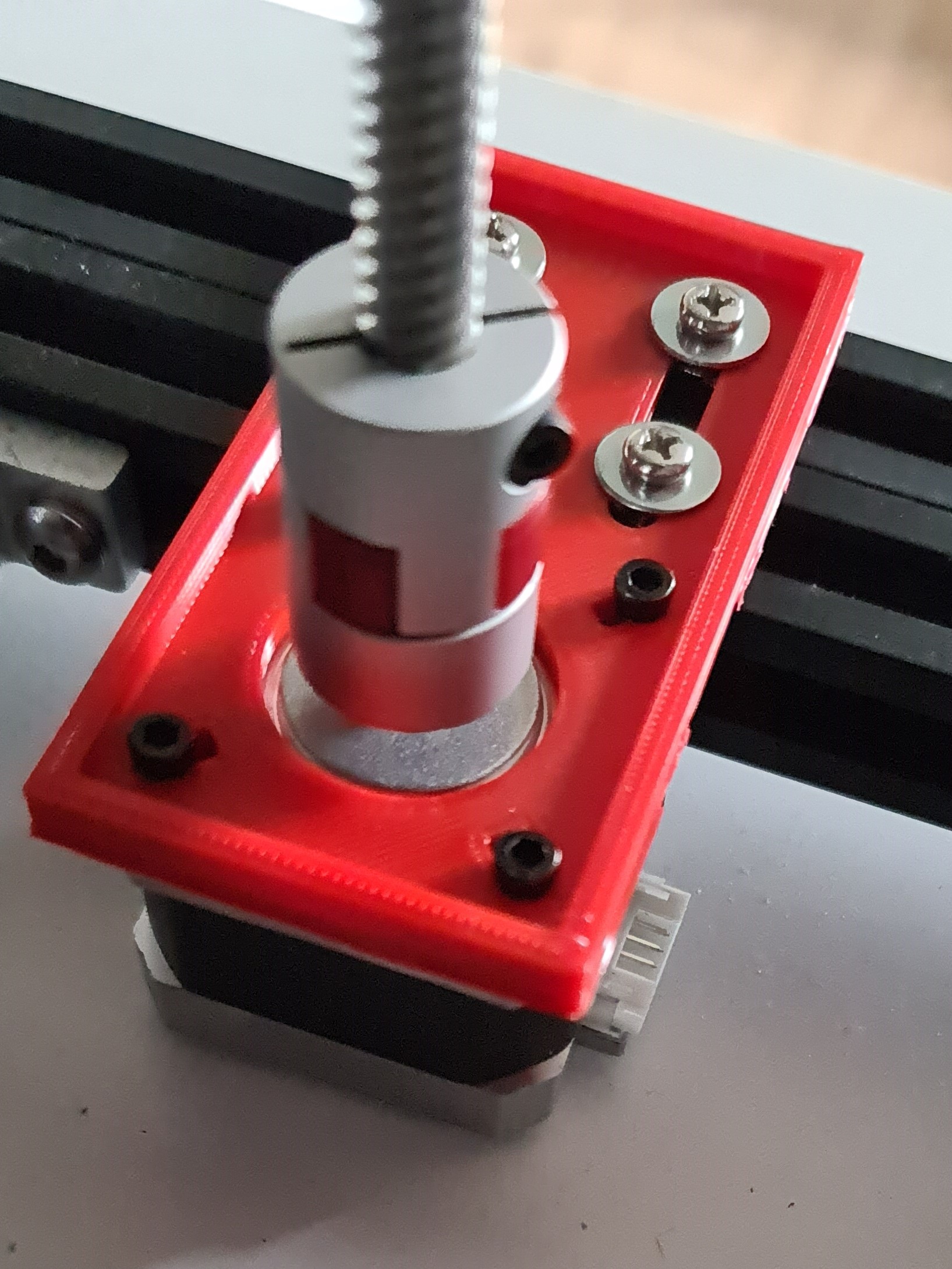 Z-Axis stepper motor mount plate for 2020 frame by Dajomas | Download ...