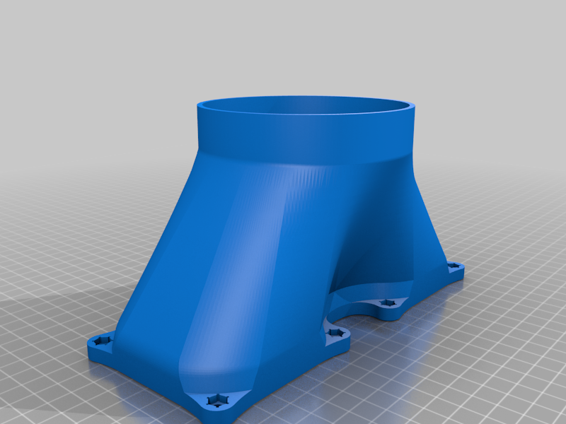 Flashforge Dreamer 80mm fan mount and Exhaust vent to 100mm vent ...