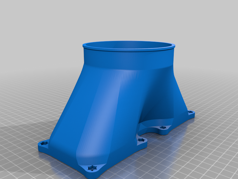 Flashforge Dreamer 80mm fan mount and Exhaust vent to 100mm vent ...