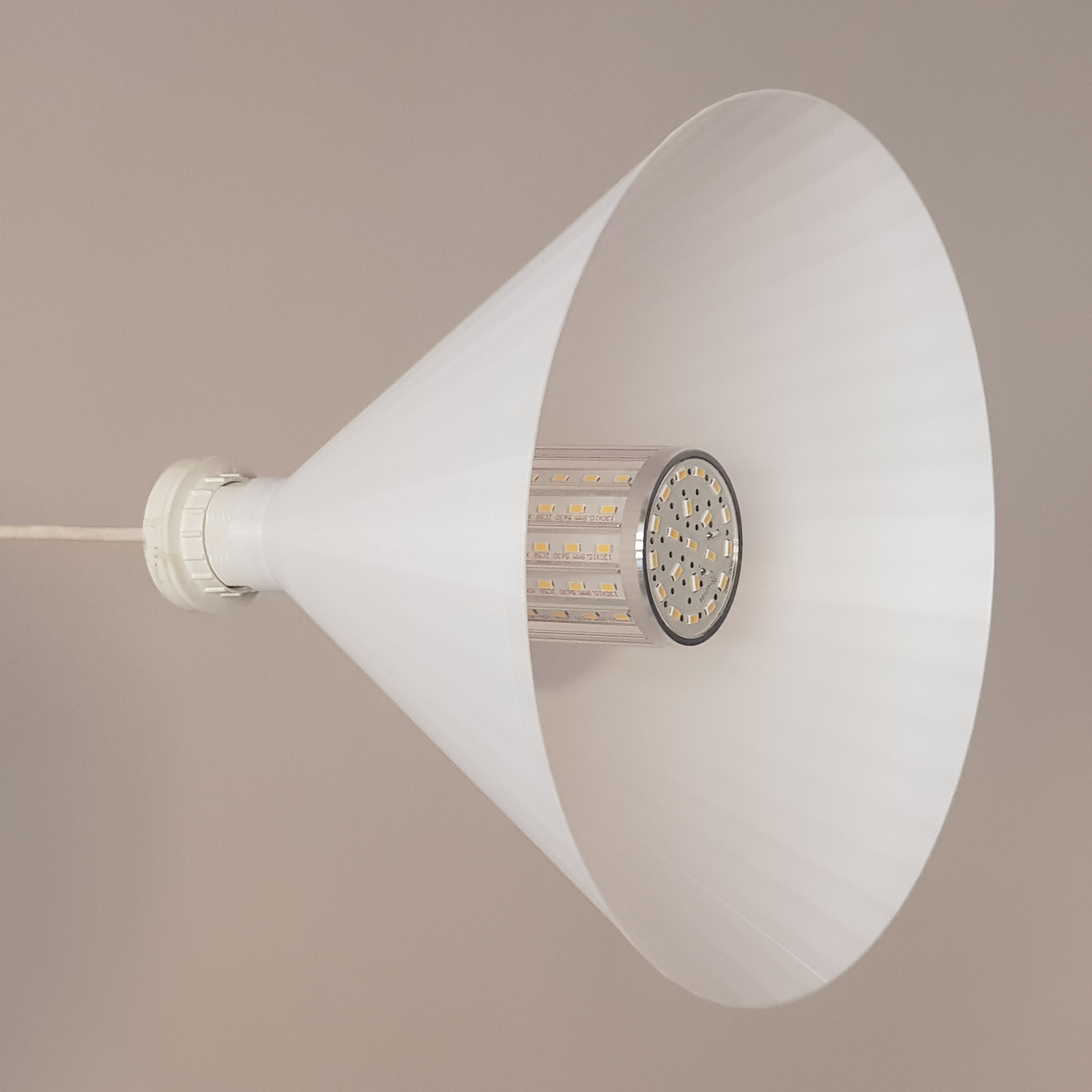 Chandelier Lampshade diffuser for LED bulb by Lune Design | Download ...