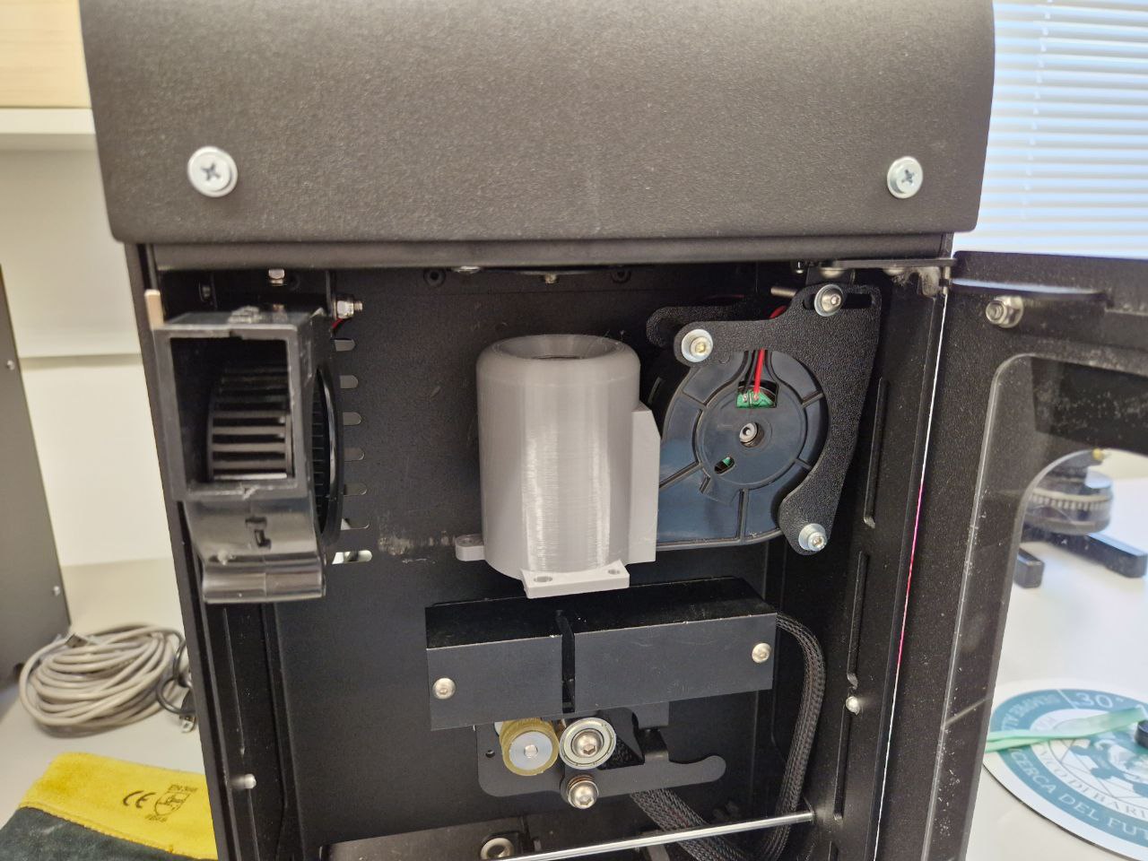 3devo filament extruder cooling device mod by Nyx_NK | Download free ...