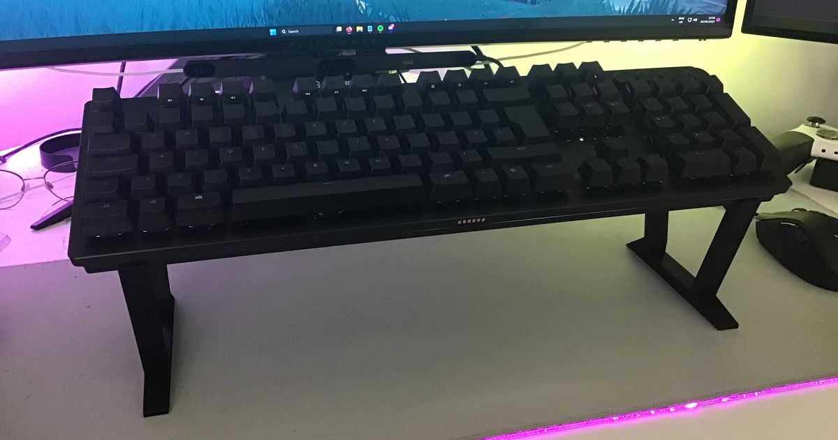 Razer Huntsman Elite Keyboard Stand / Riser by Nephrited | Download ...