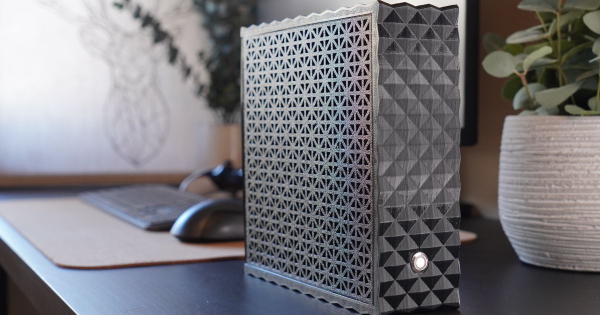 Mini ITX PC case by makerunit | Download free STL model | Printables.com