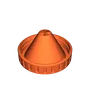 Fruit Fly Trap Mason Jar Lid by squinn | Download free STL model ...