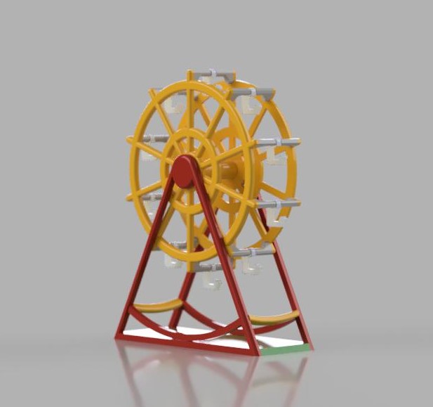 Wheel of rings / Noria de anillos von A2S_dESING | Kostenloses STL ...