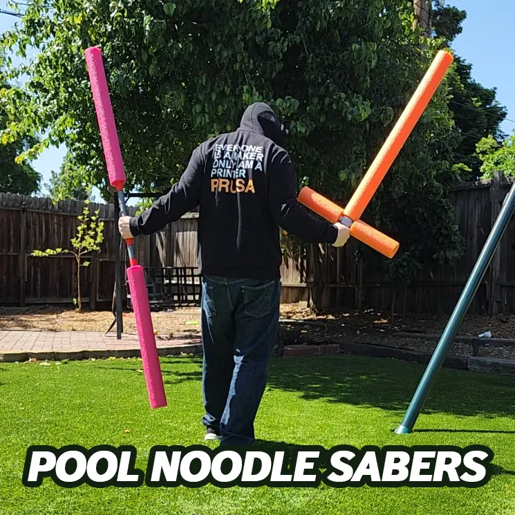 Kylo Ren's Pool Noodle Lightsaber by Triple G Workshop | Download free ...
