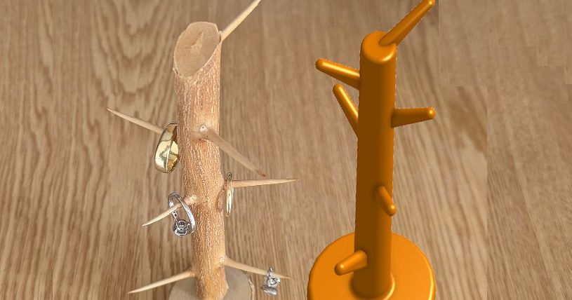 Ring Holder - Kaffir Lime Tree Branch Inspired by Julius3E8 | Download ...