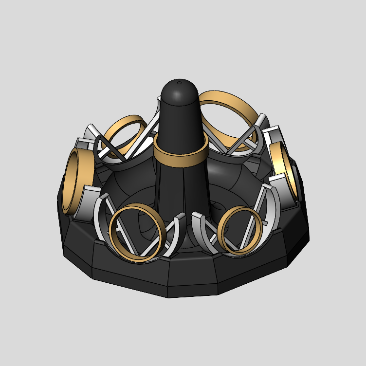 Customizable Ring Display Stand by Ziggy | Download free STL model ...