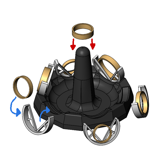 Customizable Ring Display Stand by Ziggy | Download free STL model ...