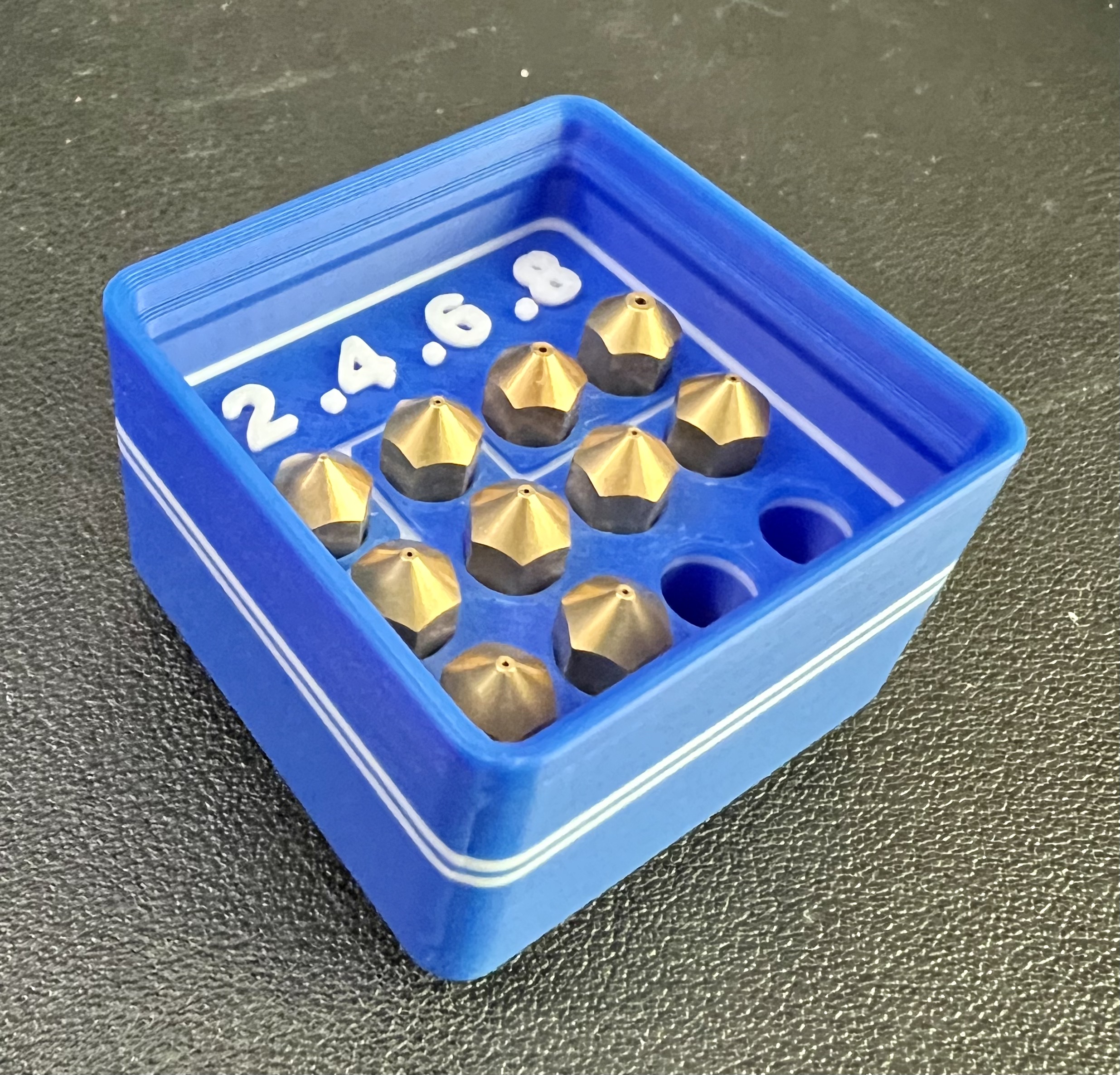 Gridfinity Nozzle Bin - AnkerMake M5 Kickstarter Nozzle Kit by ...