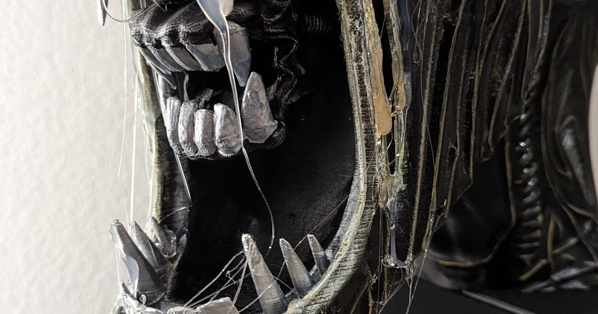 Aliens xenomorph inner jaw custom 2 sizes von EDGeProjects ...