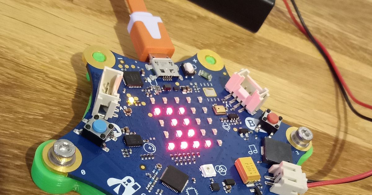 Calliope Mini Backplate / Calliope Mini Rückenplatte by M. H ...