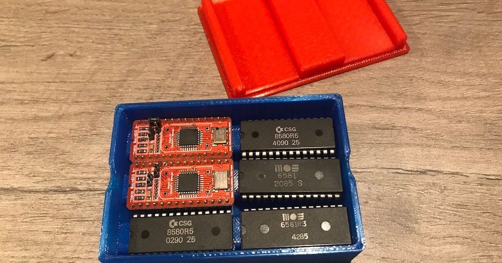 Commodore 64/128 SID Storage by Purple Haze Arcade | Download free STL ...