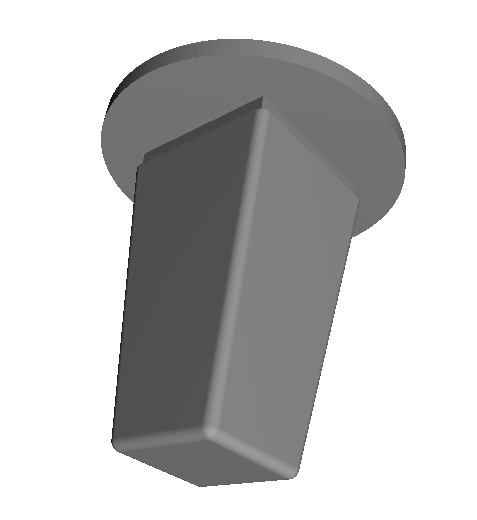 Square screw insert for 8x8 square hole by Žan Rudolf | Download free ...