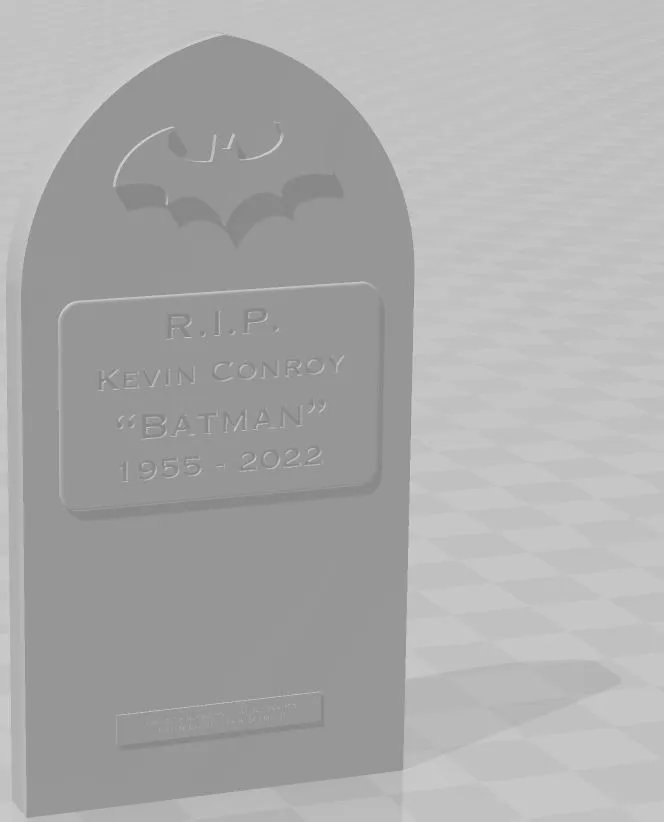 Batman tombstone by Maxmilián Wachtel | Download free STL model ...