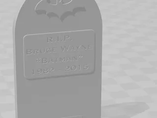 Batman tombstone by Maxmilián Wachtel | Download free STL model ...