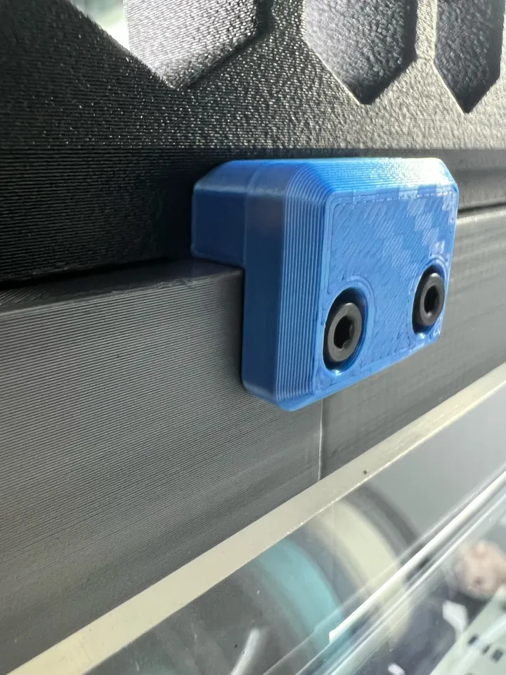 Bambu Lab P1P Top Glass LED Hex Riser by Aesth3tix | Download free STL ...