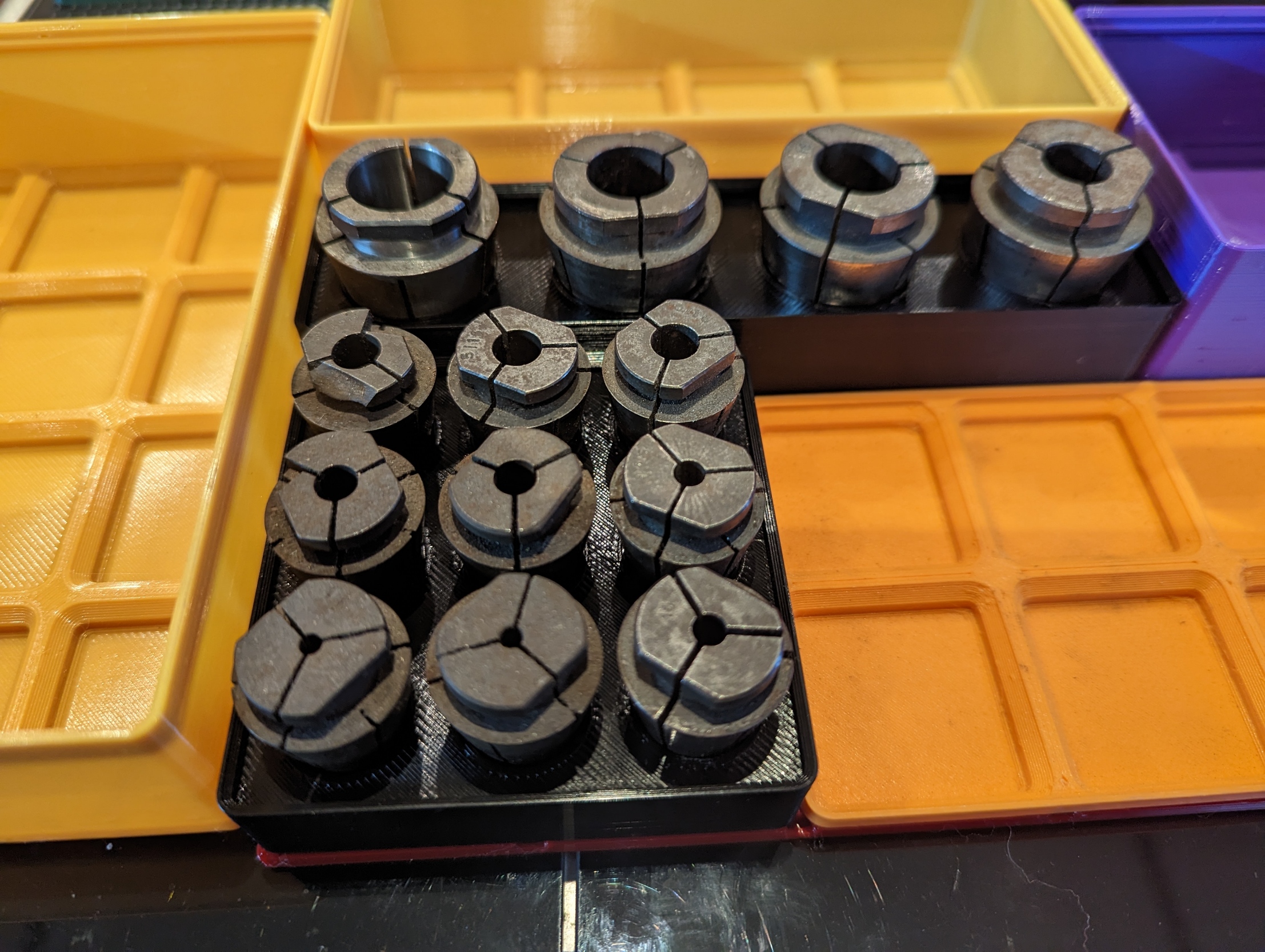 Gridfinity Deckel Pantograph Spindle Collet trays by Karim | Download ...