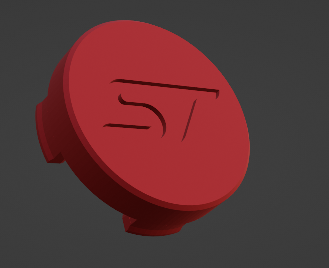 Center cap FORD Fiesta ST by MrLeil | Download free STL model ...