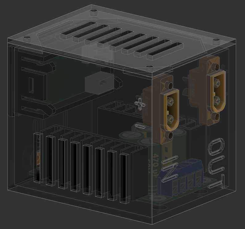 Adjustable (voltage limit, current limit) PSU DC/DC converter PSU power ...