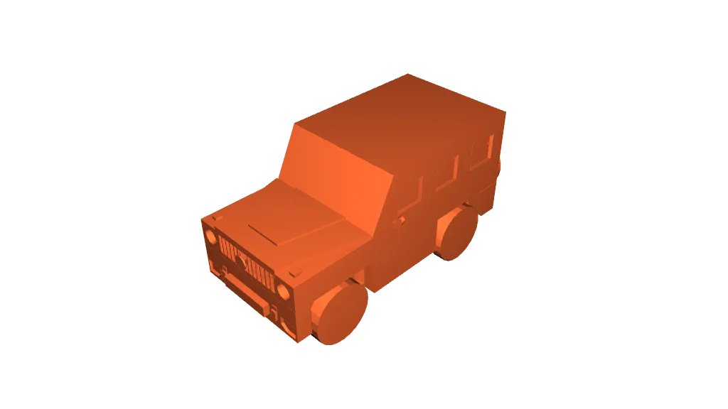 Mercedes G Class (Print-In-Place) by 3DCalanque | Download free STL ...