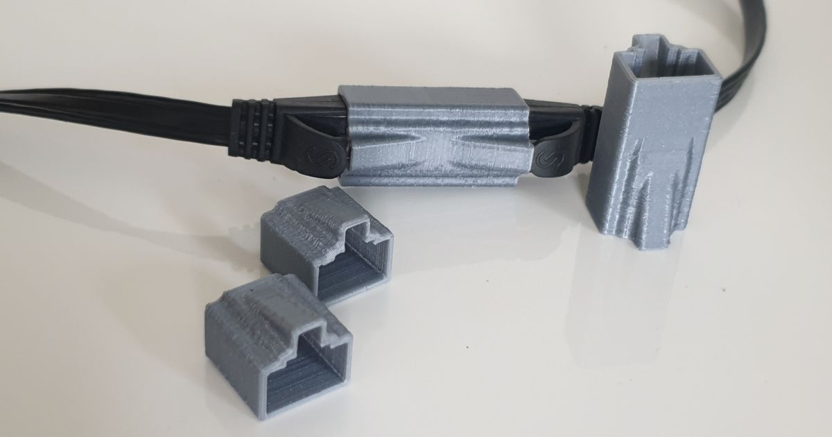 Slim RJ45 Ethernet Cap / Coupler/ Clip protector by mathiaspl20 ...