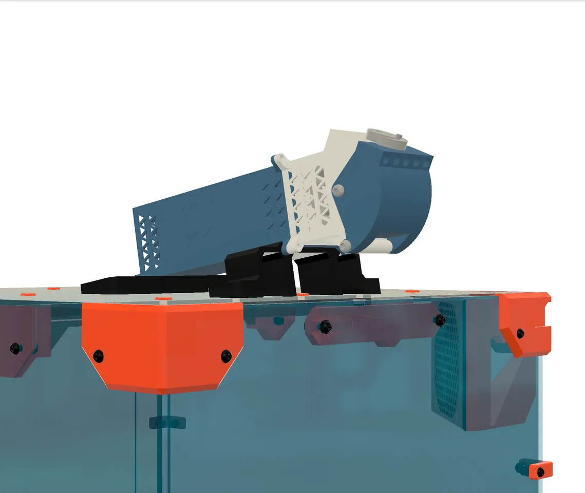 Mount for the MMU2S Buffer (inspired by RMU Buffer) by Manzn for the ...