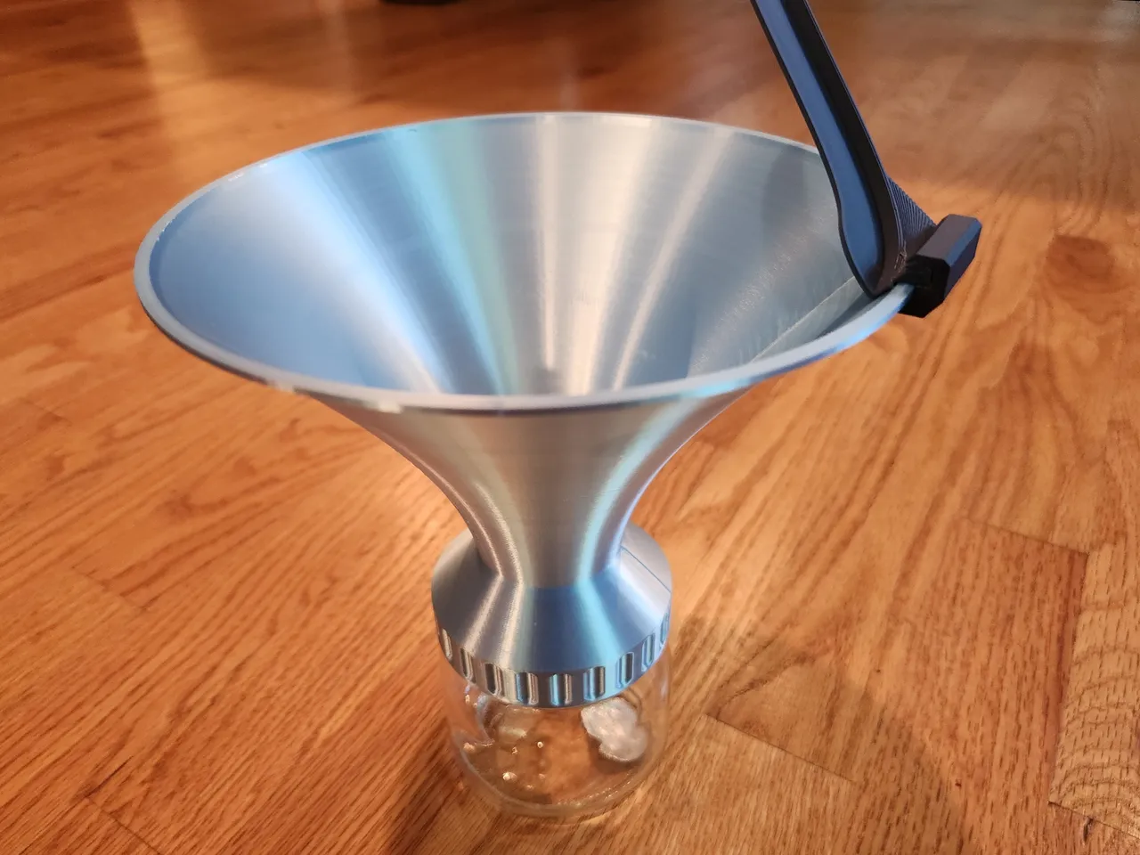 Coin Vortex Mason Jar Lid by squinn | Download free STL model ...