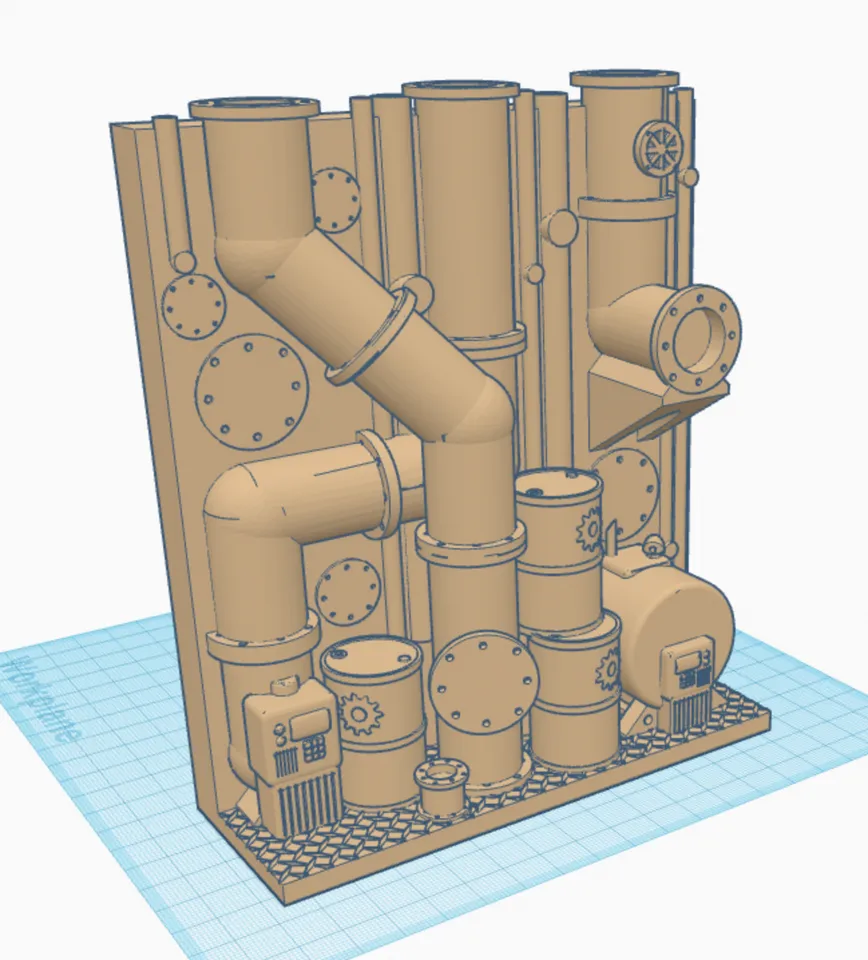 Industrial Wargames Wall - Section 1 by RobertusMaximus | Download free ...