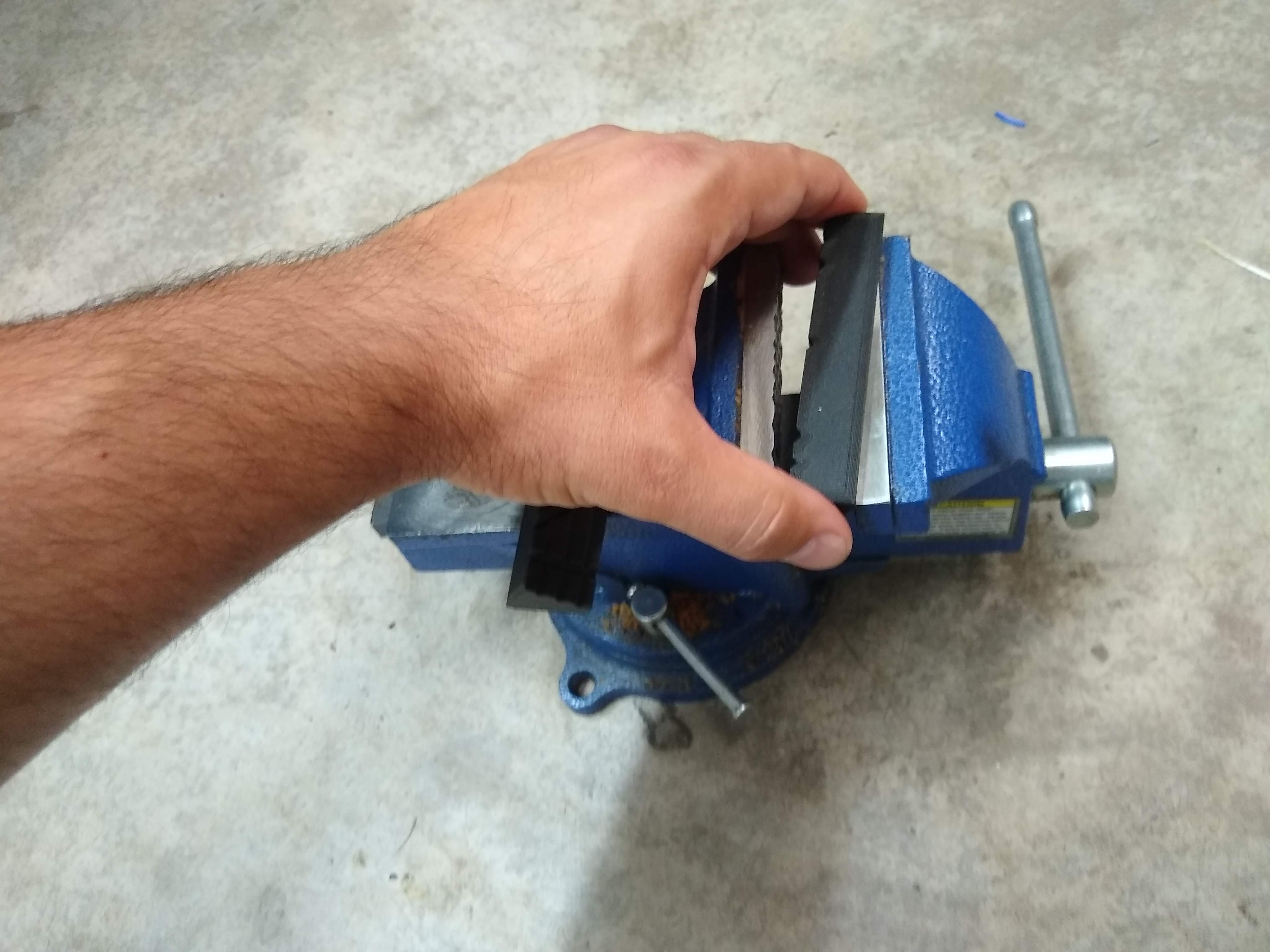 Jaw Covers for 4 inch bench vice by Harbor Freight Central Forge by ...