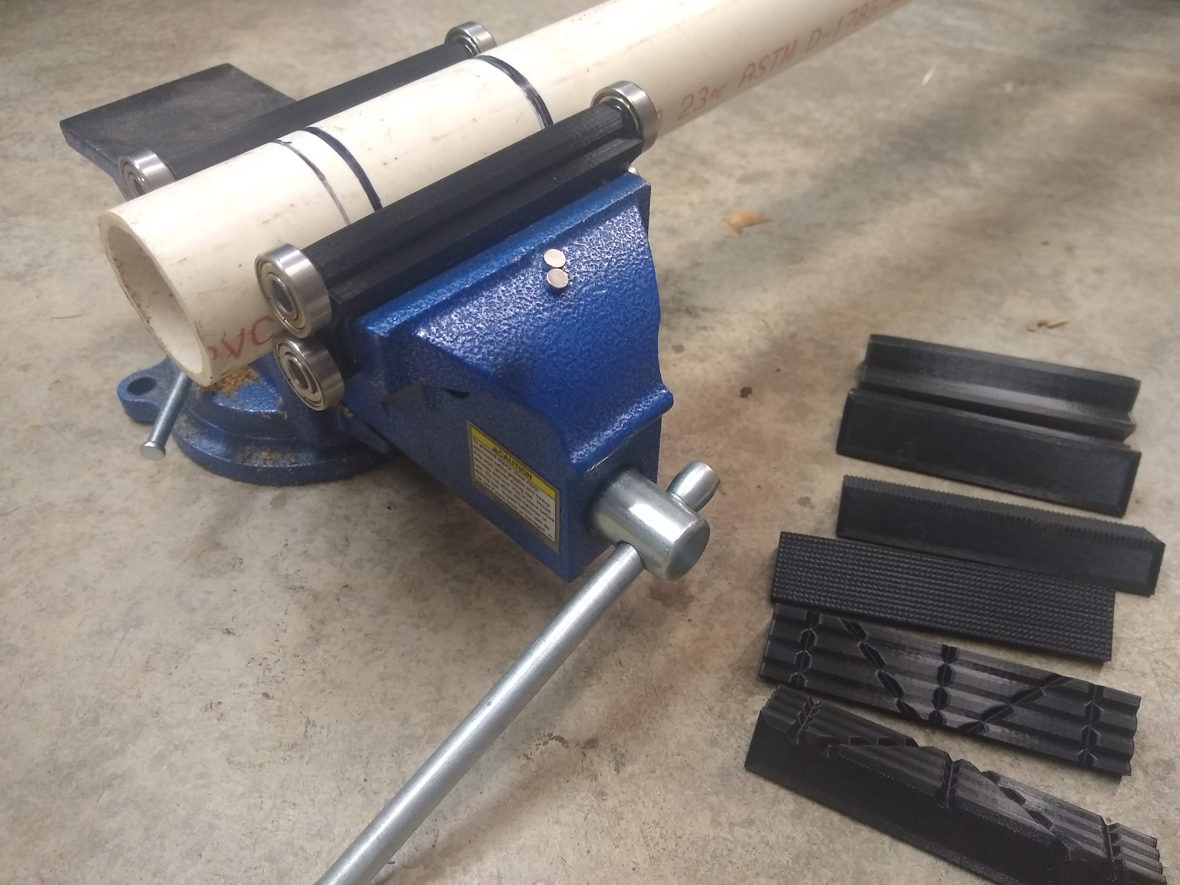 Jaw Covers for 4 inch bench vice by Harbor Freight Central Forge by ...