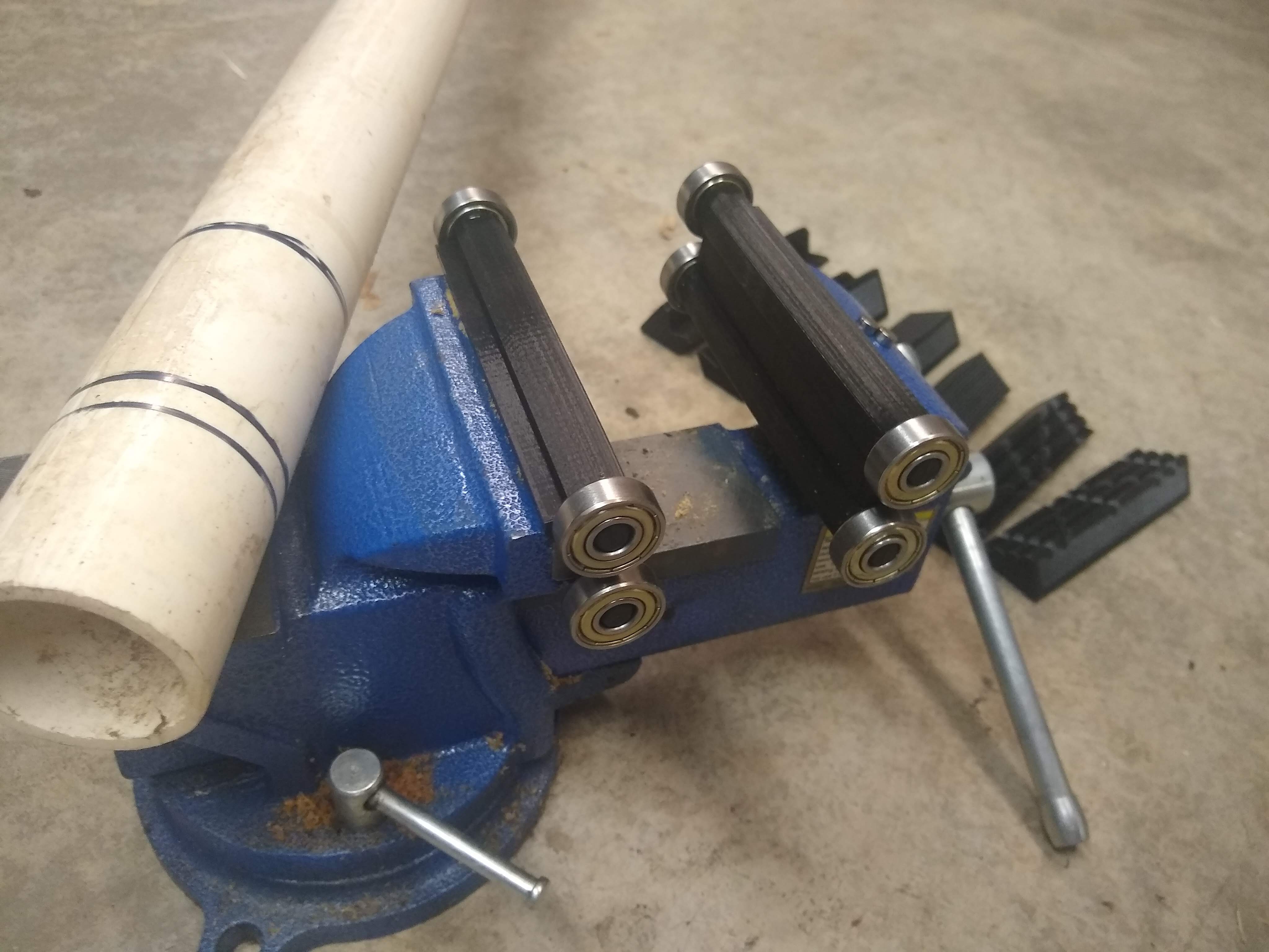 Jaw Covers for 4 inch bench vice by Harbor Freight Central Forge by ...