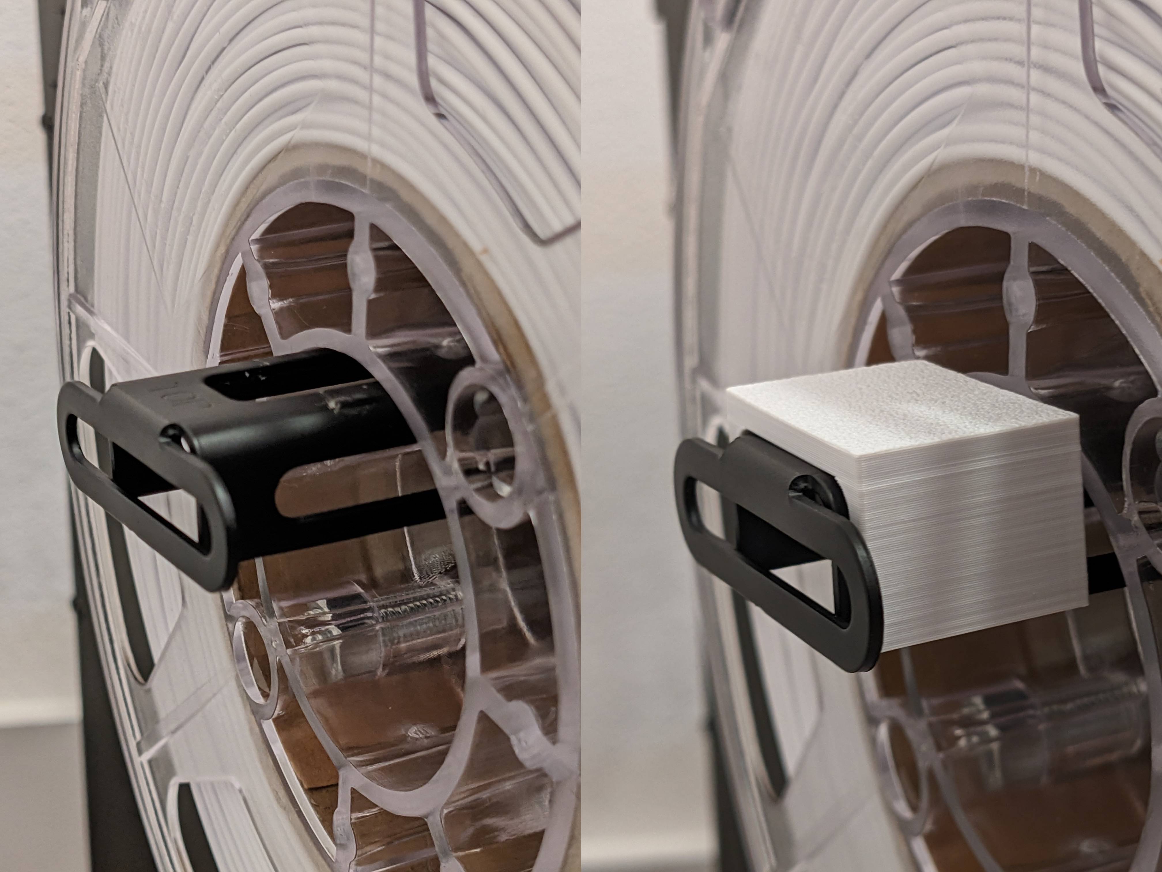 Bambu Lab P1P Stock Spool Holder Stopper by Dylan Allred | Download ... Bambu Lab P1P Stock Spool Holder Stopper by Dylan Allred | Download ...