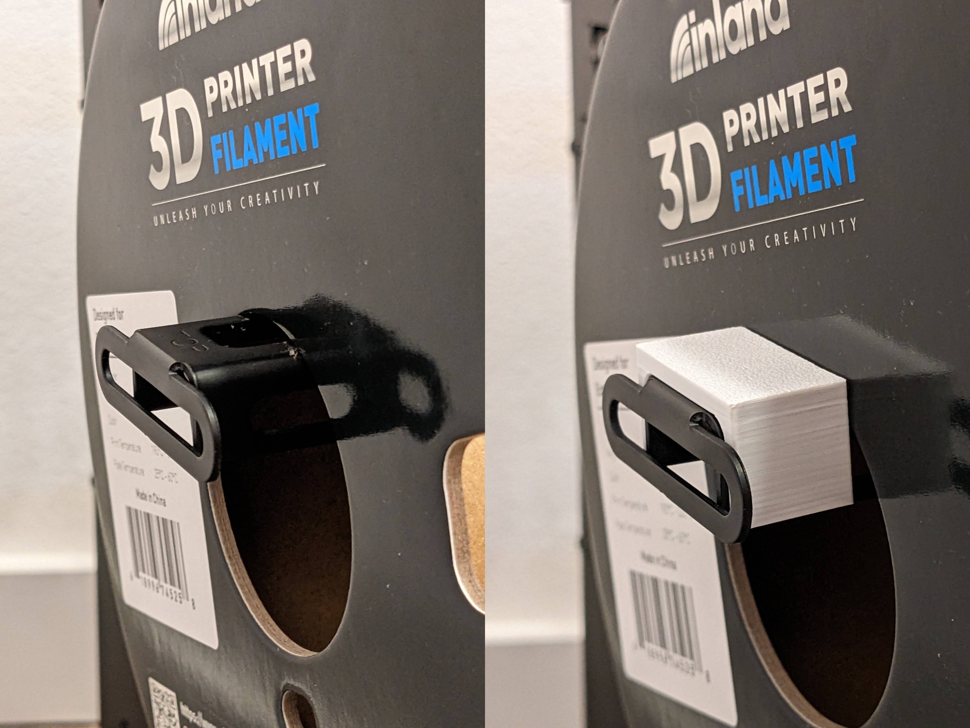 Bambu Lab P1P Stock Spool Holder Stopper by Dylan Allred | Download ... Bambu Lab P1P Stock Spool Holder Stopper by Dylan Allred | Download ...