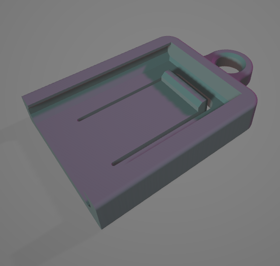 Minimalistic SD-Card Holder-Keychain by Johnisthabigboss | Download ...