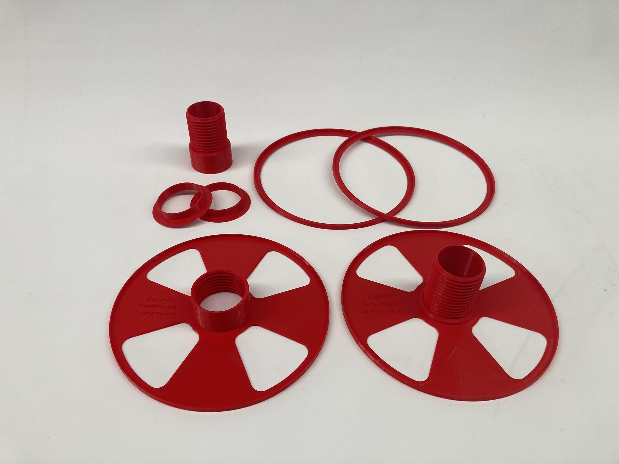 Masterspool, spool rims, and centers for KiwiFil cardboard spools (for ...