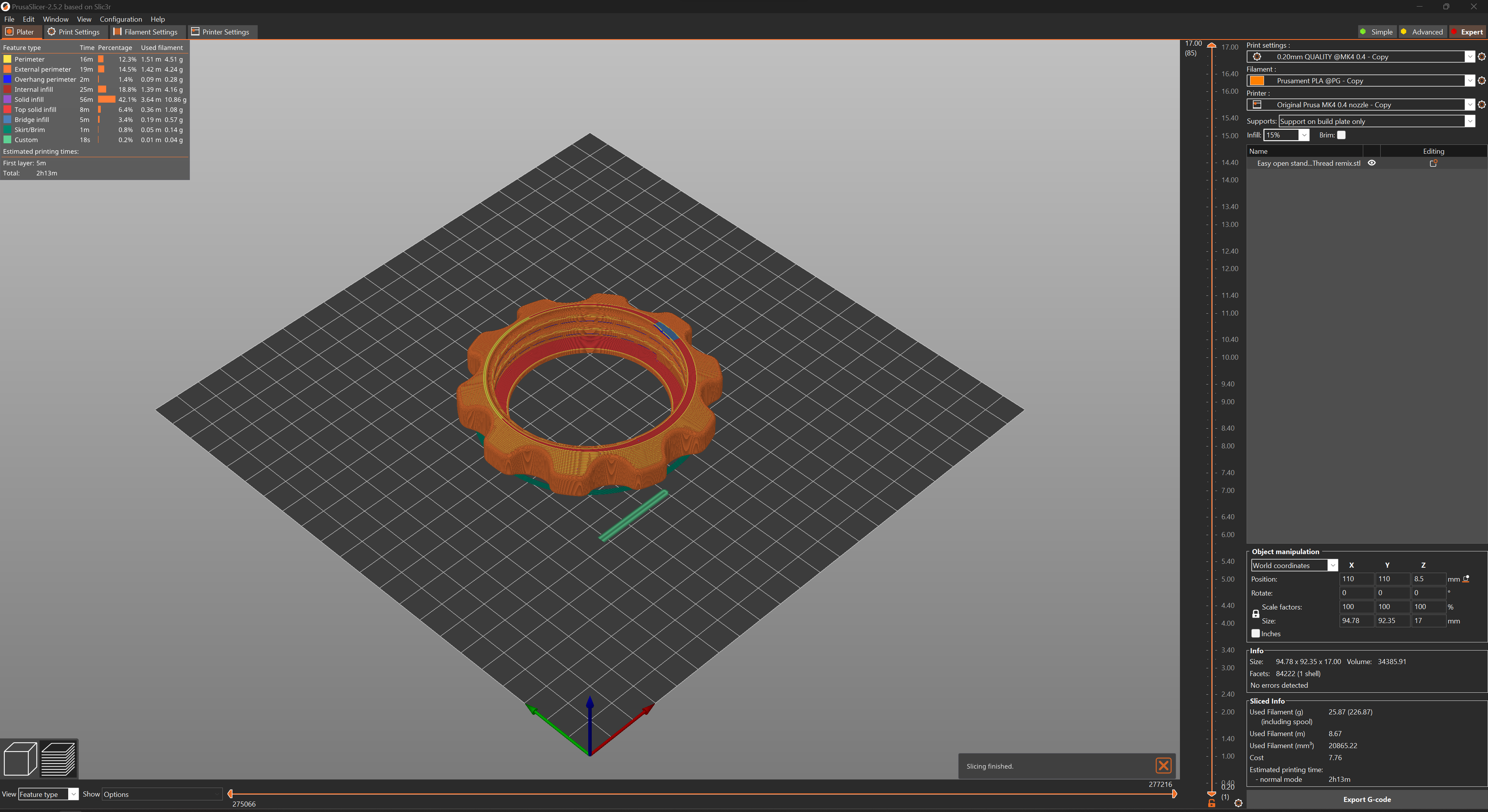 Remix Standard Mason Jar Thread by Bondstoyota | Download free STL ...