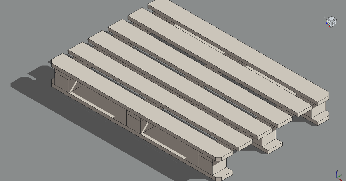 Euro-palet por ishikawats | Descargar modelo STL gratuito | Printables.com