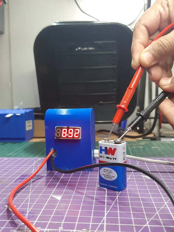 Voltmeter with a pi Pico that casts the data to a OBS stream by Atul R | Download free STL model ...