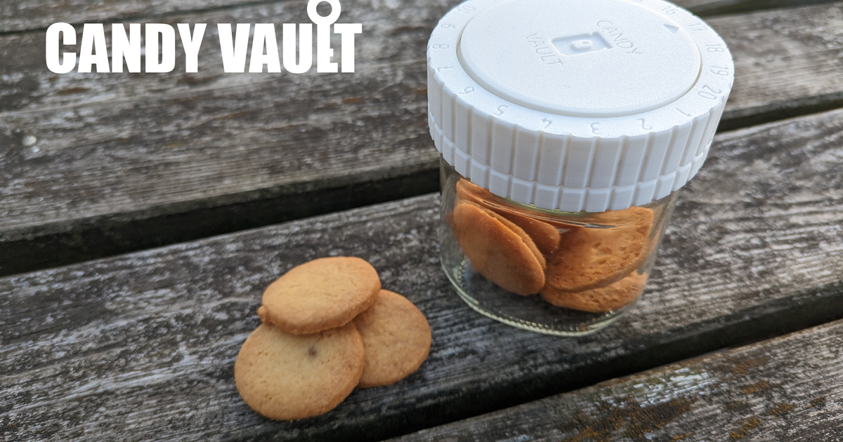 The Candy Vault (Parametric Secure Jar Lid) by InaniaEtVana | Download ...