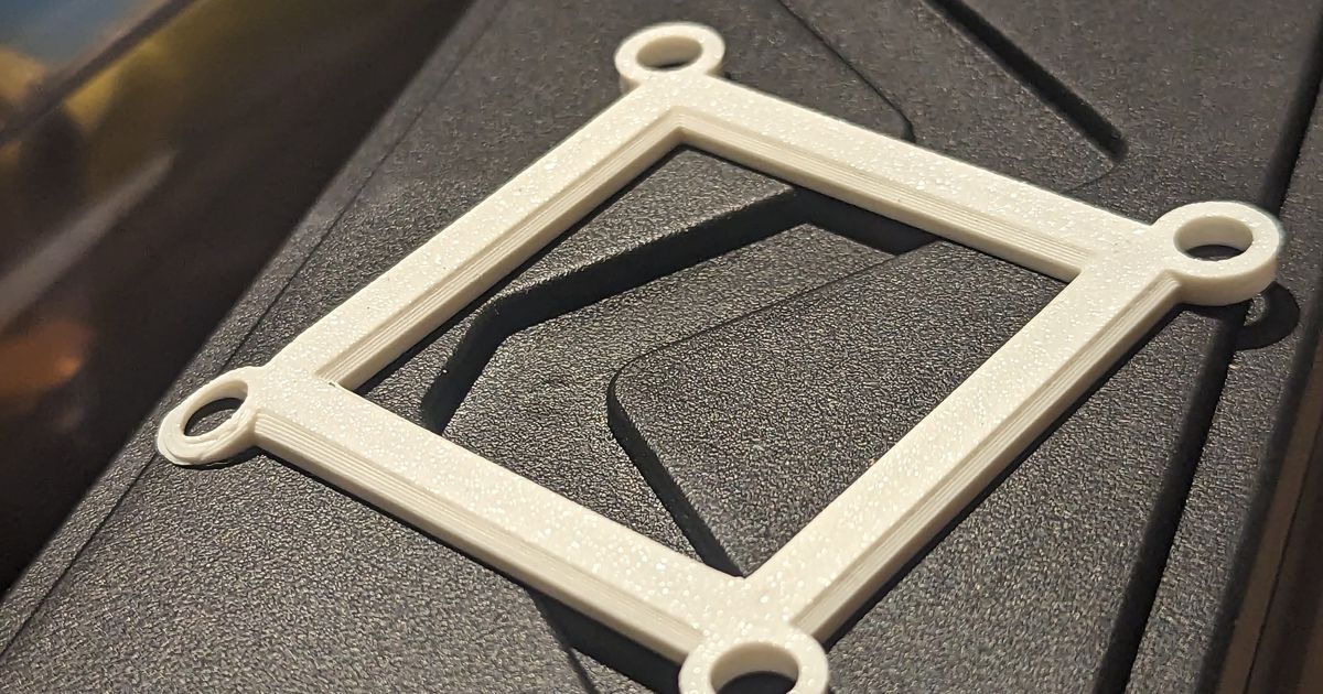 Square frame by Tuxic | Download free STL model | Printables.com
