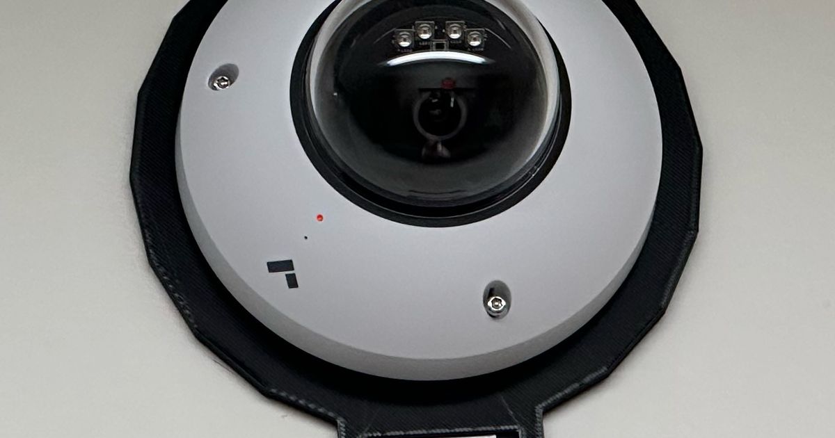 Verkada Dome Mount by thisjustn | Download free STL model | Printables.com