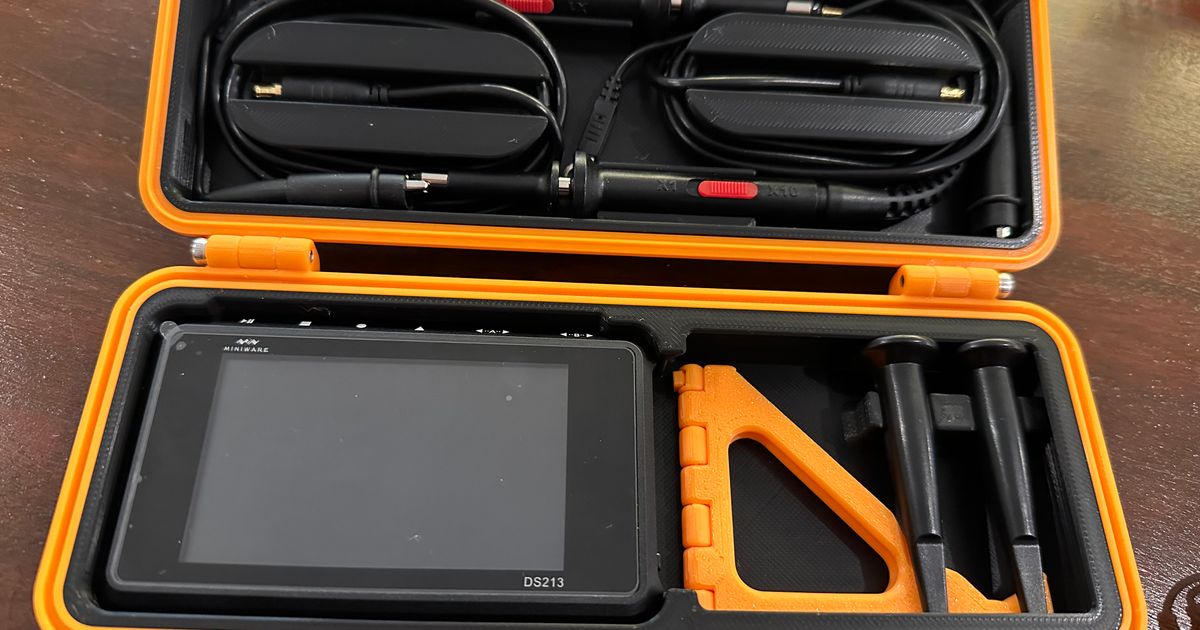 DS213 Oscilloscope Rugged Box (+ Stand) by FrostyTheClownMan | Download ...