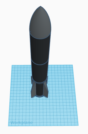 D Sized Engine Rocket by agDesign | Download free STL model ...