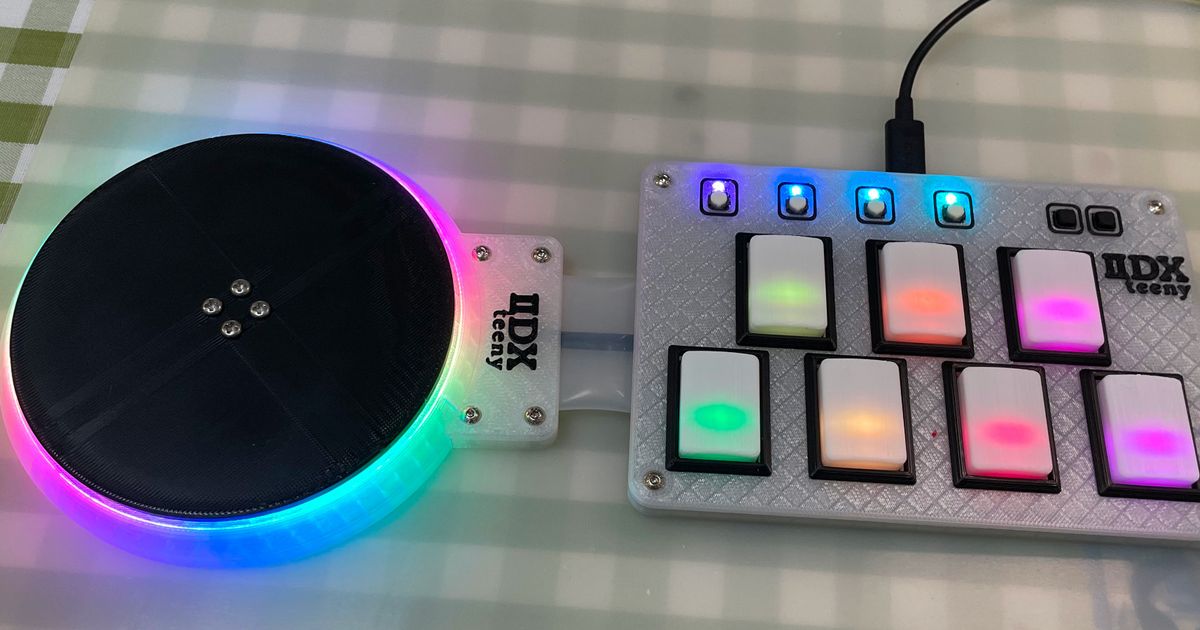 Components For Teeny Iidx Controller By Whowe China Download Free Stl