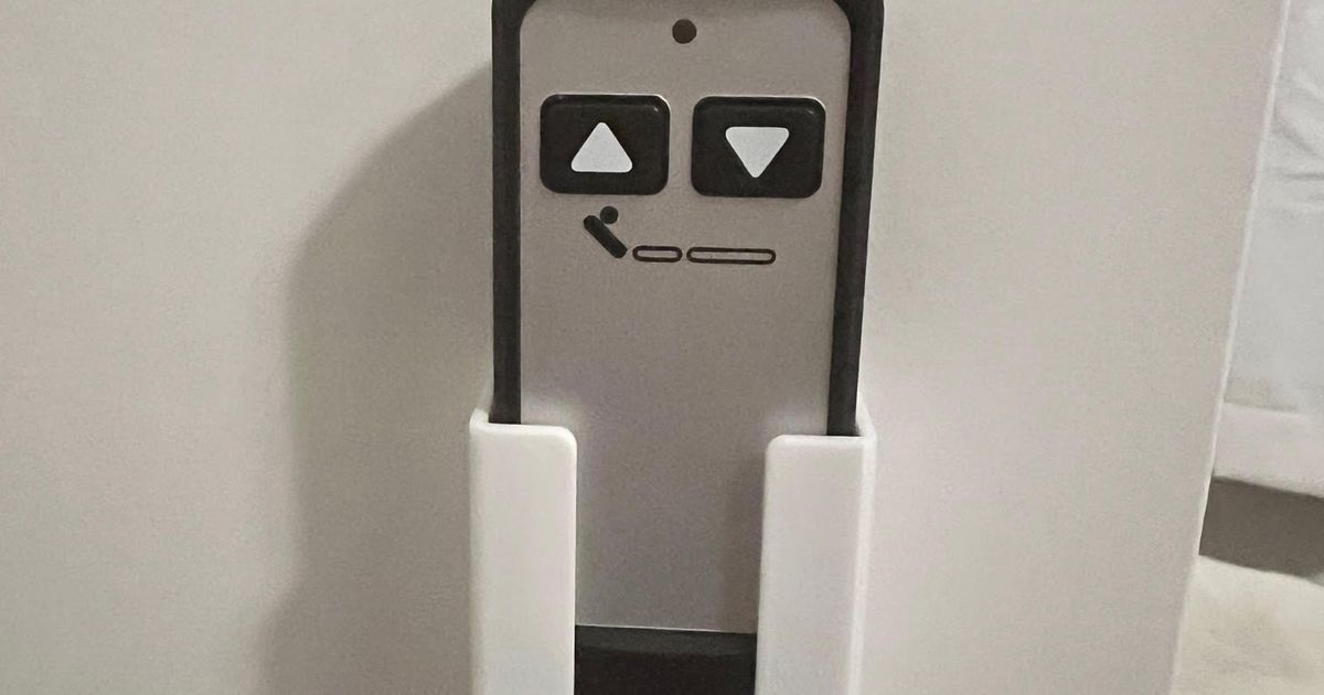 Remote Holder by JM | Download free STL model | Printables.com