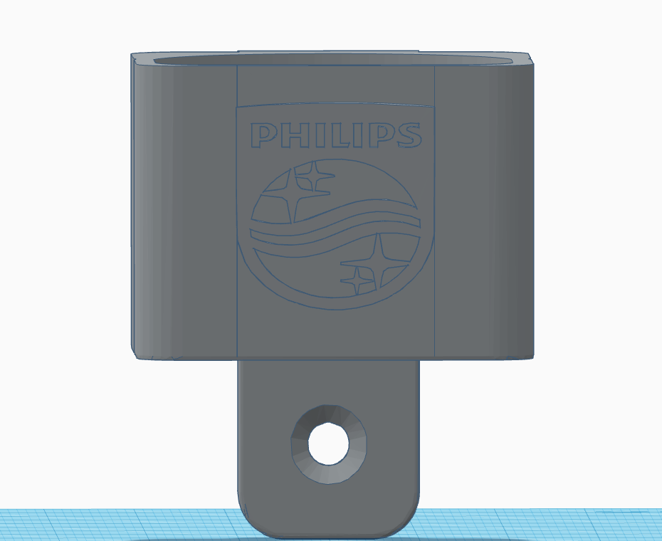 Philips bodygroom wall holder by Zeldars | Download free STL model ...
