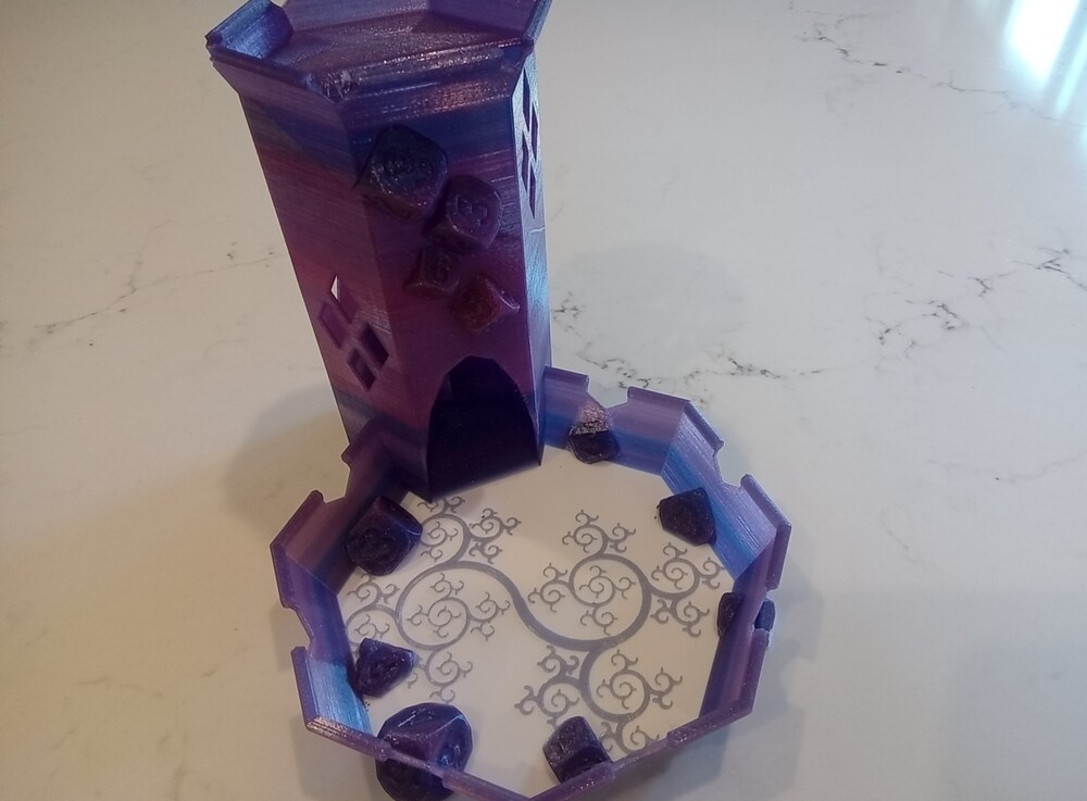 Dicey dice tower by Stefan | Download free STL model | Printables.com