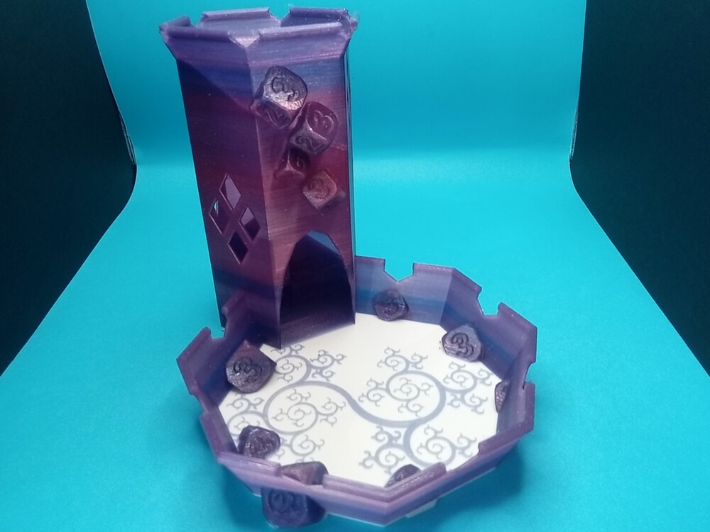 Dicey dice tower by Stefan | Download free STL model | Printables.com